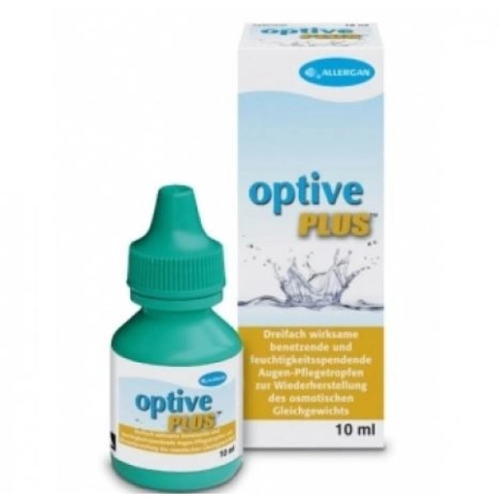 Оптив плюс овлажняващи капки за очи 10мл | benu.bg