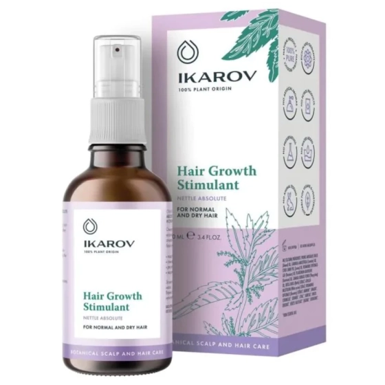 Стимулант за коса с коприва 100мл икаров | benu.bg